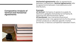 Analyzing Vertical and Horizontal Agreements: A critical examination ...