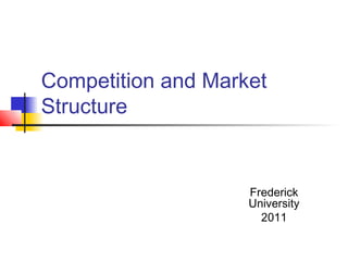 Competition and market structure12 | PPT