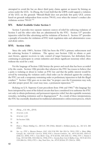 Unfair and Deceptive Practices: A Comparison of the FTC Act and ...