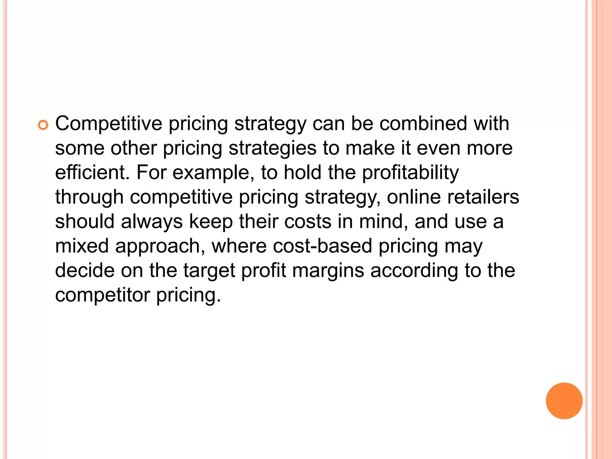 Competition based pricing | PPT