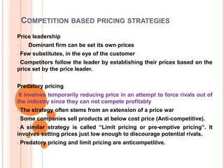 Competition based pricing | PPT