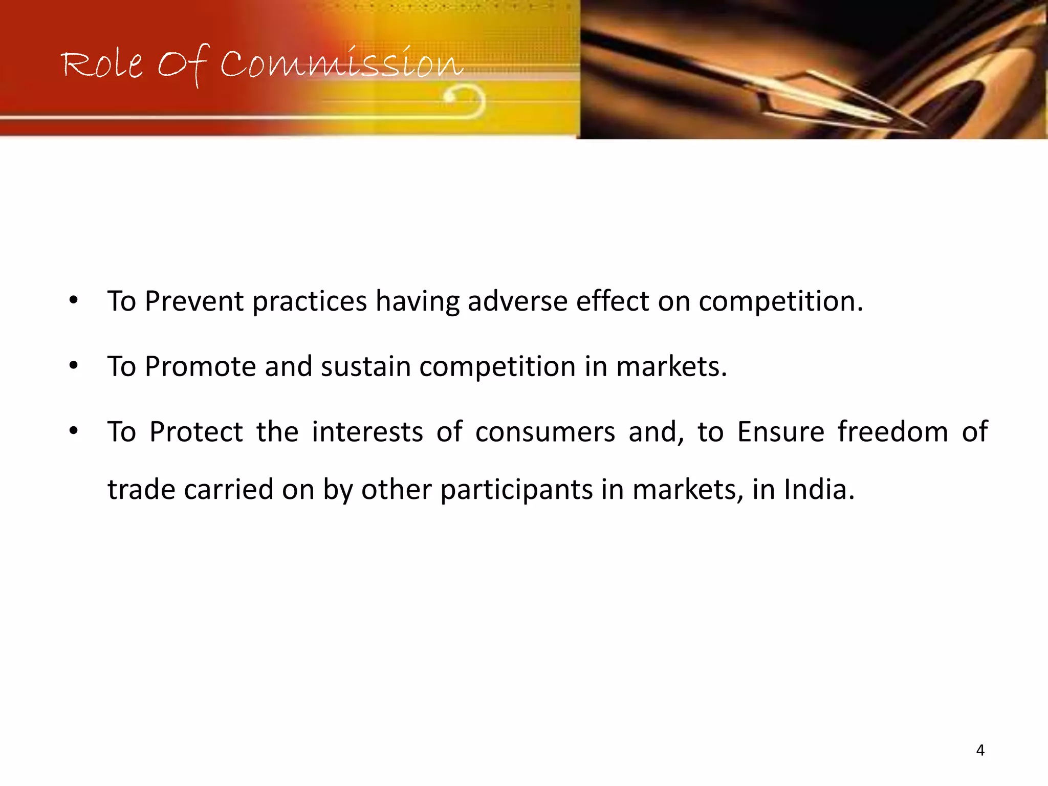 Competition commission of india | PPTX