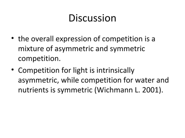 Competition for space, light and nutrient in forest stands shanta kafle ...