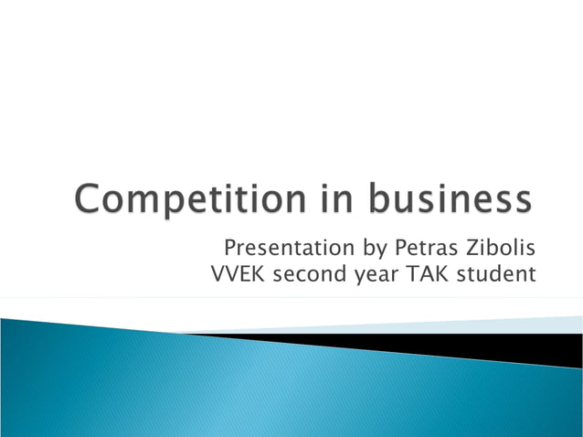 Competition in business | PPT