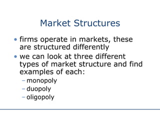 Competition In Markets | PPT | Large Business | Business