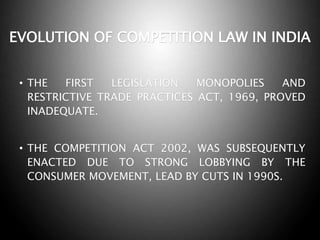 COMPETITION LAW IN INDIA | PPT