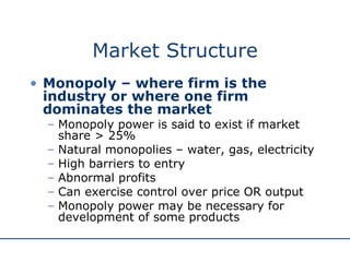 Competition, Legislation And Regulation | PPT