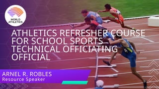 competition officials school sports technical officiating official | PPTX