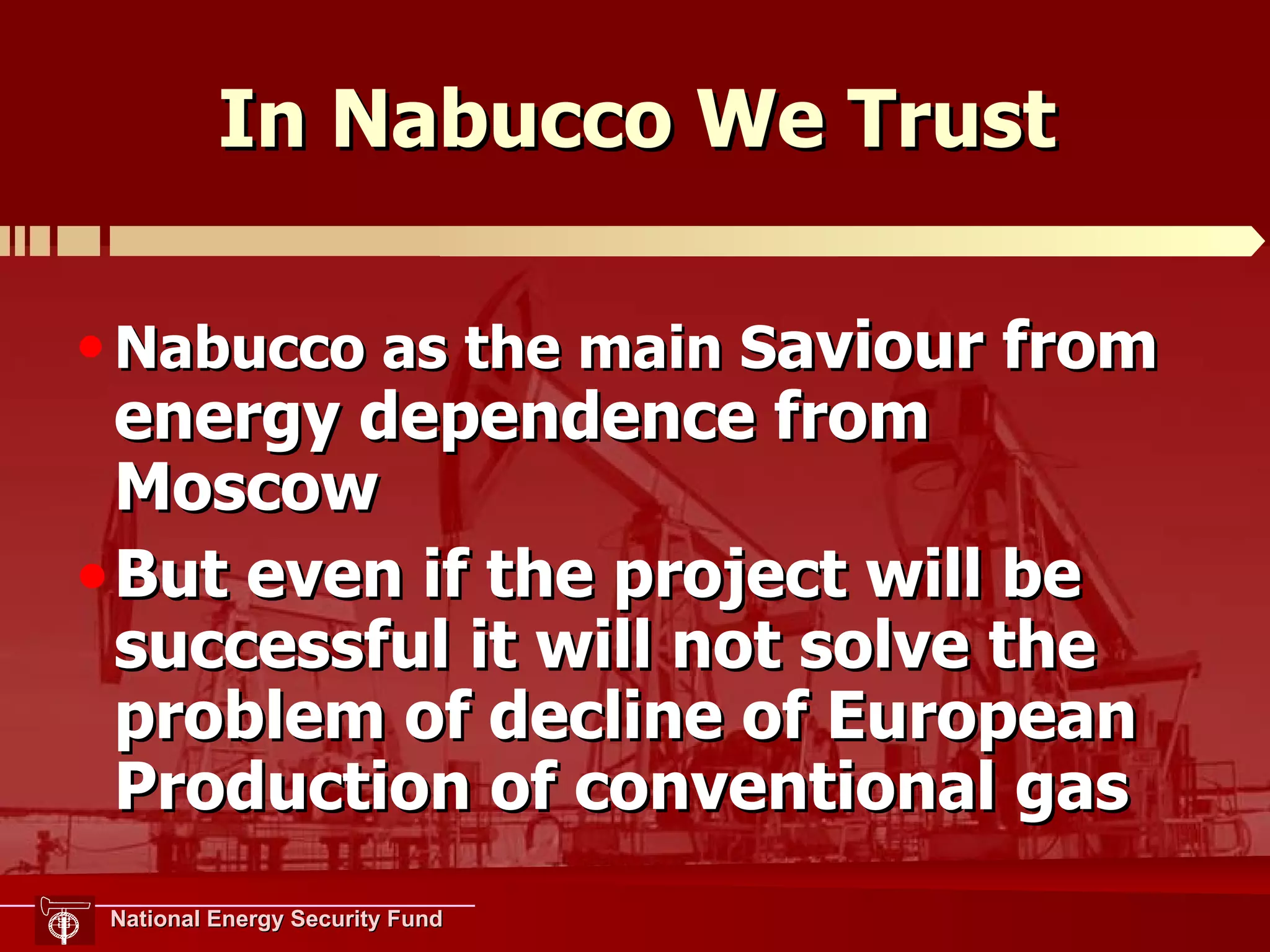 Competition of Russian and European Pipeline Projects: Unnecessary ...
