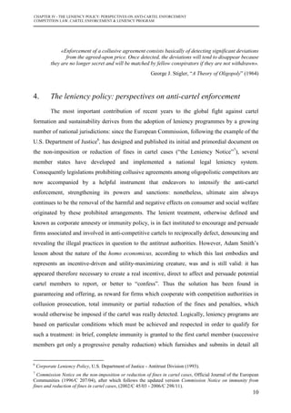 Competition policy, cartel enforcement and leniency program | PDF | Large Business | Business