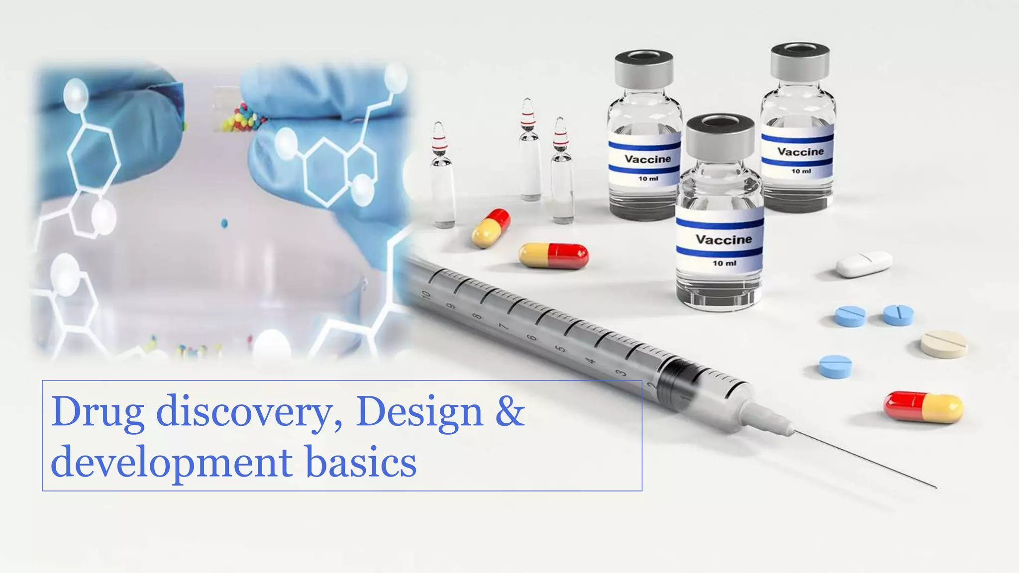 Drug discovery, Design & development basics | PPTX