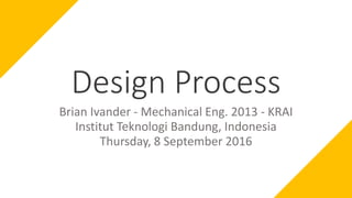 Design Process for Robotics Competition | PPTX