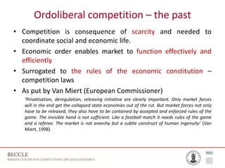 Ordoliberalism & Competition Law | PPT