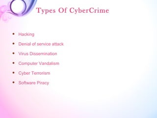 Cyber Crime | PPT