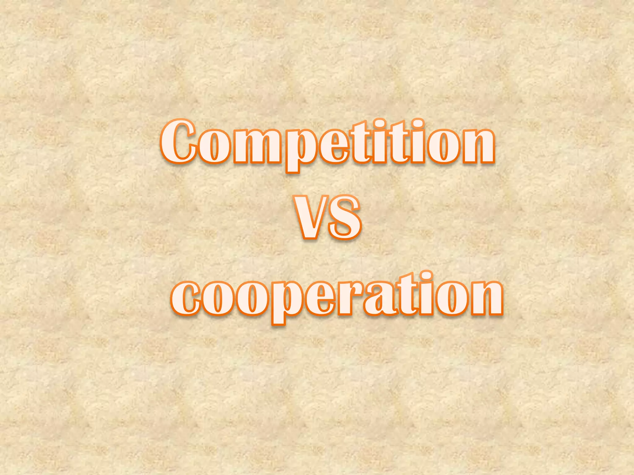 Competition y cooperation | PPTX