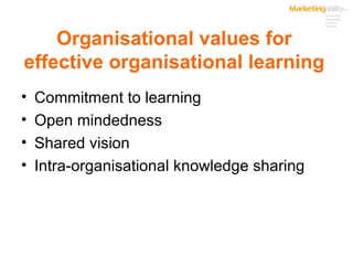 Competitive Advantage and Learning | PPT