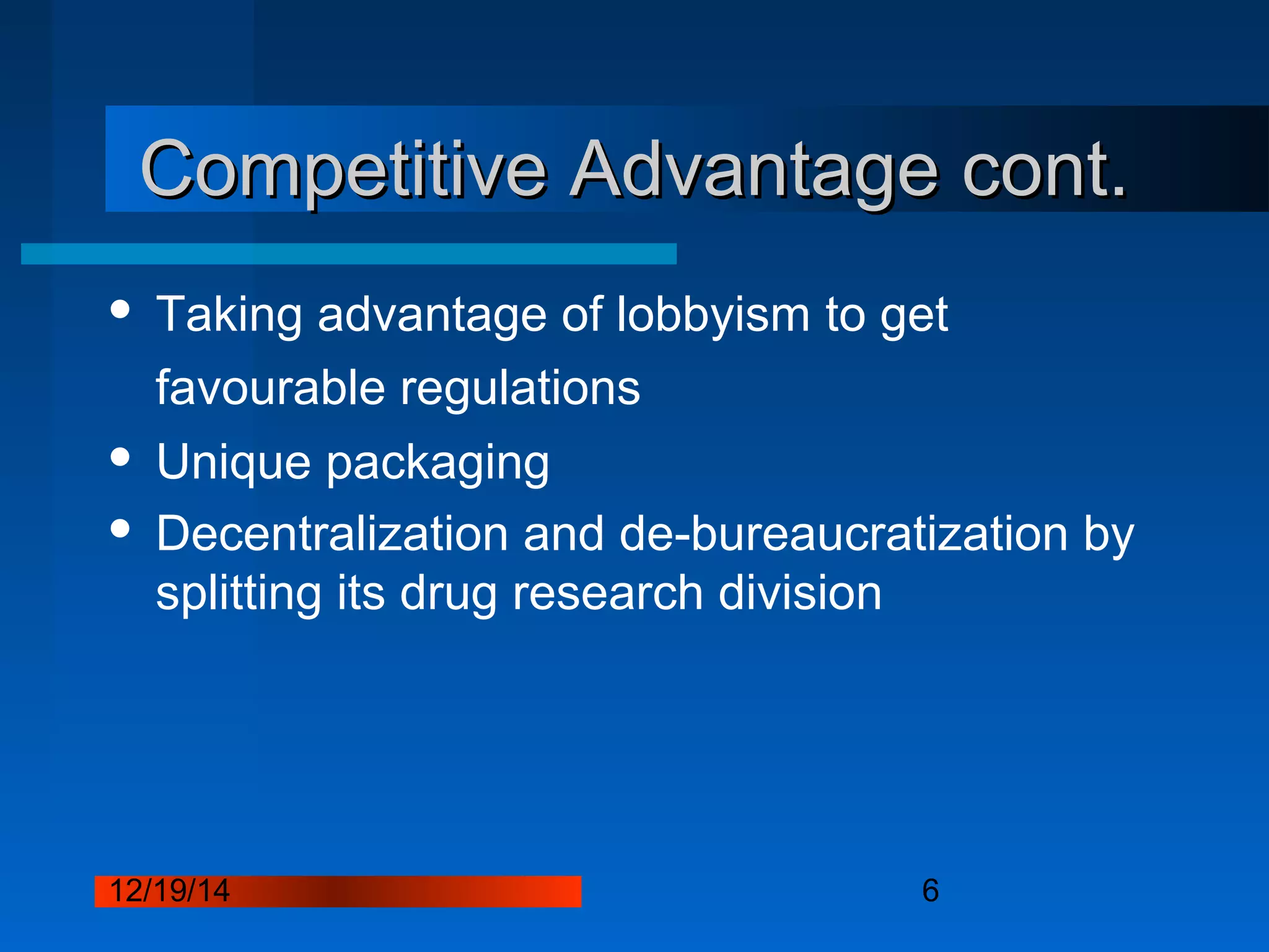 Competitive advantage and strategy formulation process | PPT