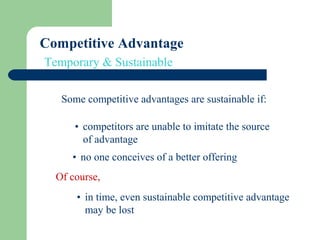 Competitive advantage | PPT | Business Administration | Business