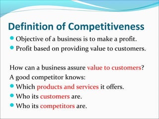 Competitive advantage | PPT