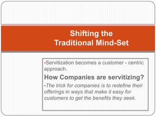 Competitive advantage through servitization | PPT