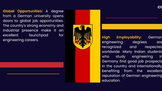 Engineering Excellence: Germany's Allure for Indian Students | PPT