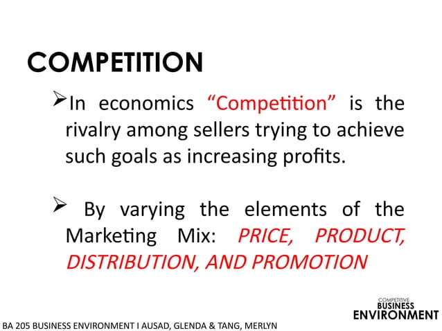 COMPETITIVE BUSINESS ENVIRONMENT2016.pptx