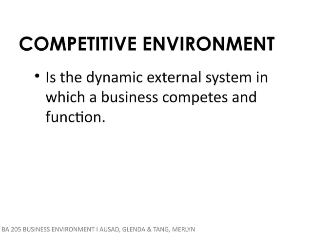 COMPETITIVE BUSINESS ENVIRONMENT2016.pptx