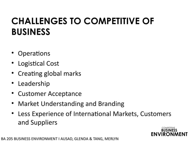 COMPETITIVE BUSINESS ENVIRONMENT2016.pptx