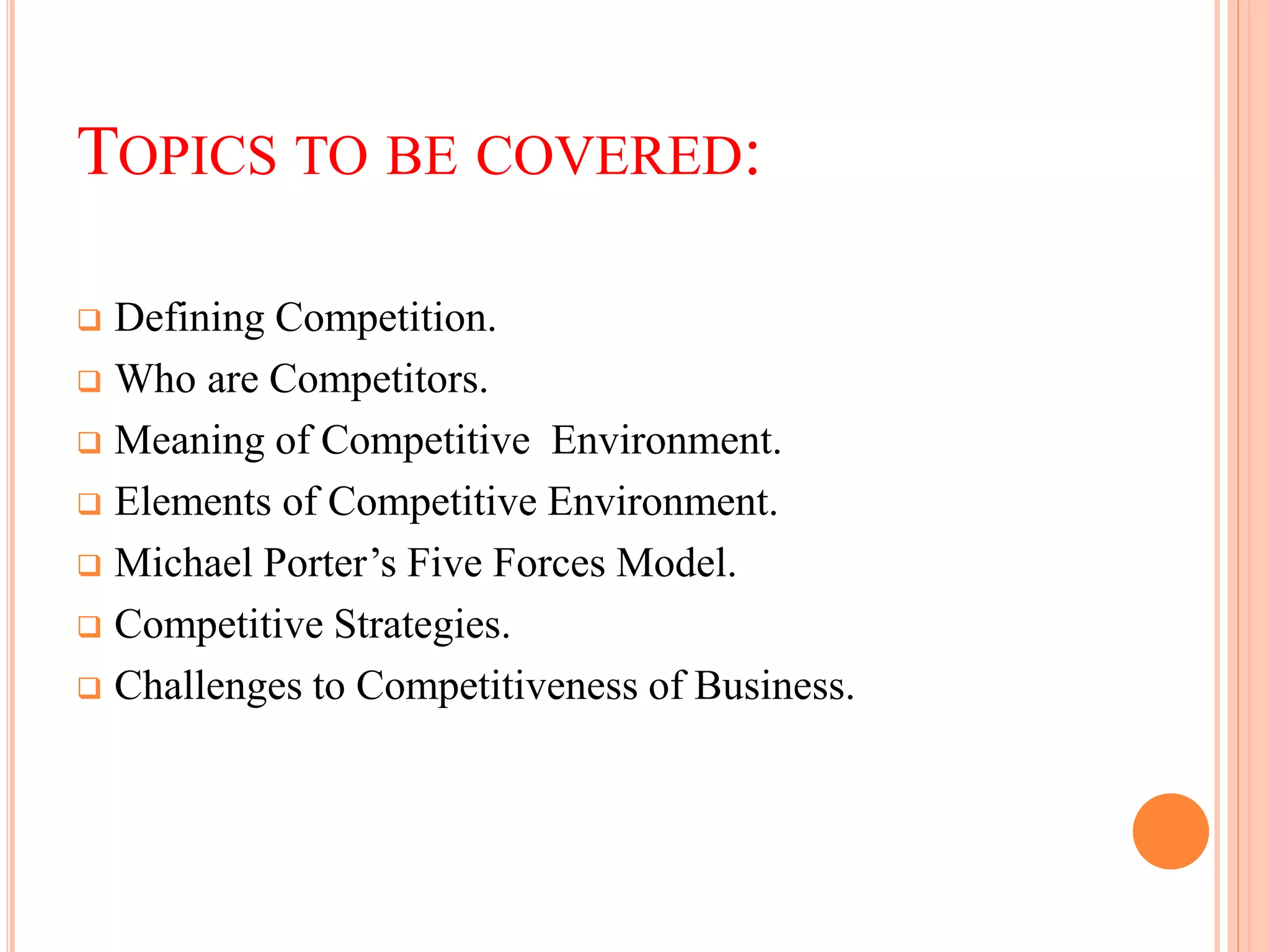 Competitive business environment ppt | PPTX