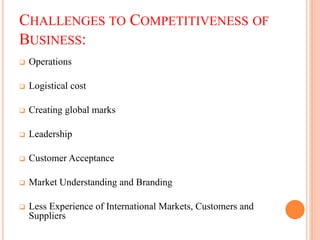 Competitive business environment ppt | PPTX