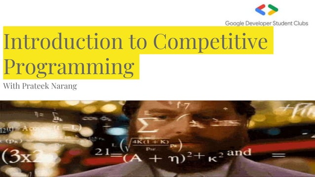 Competitive coding ppt | PPTX | Technology & Computing
