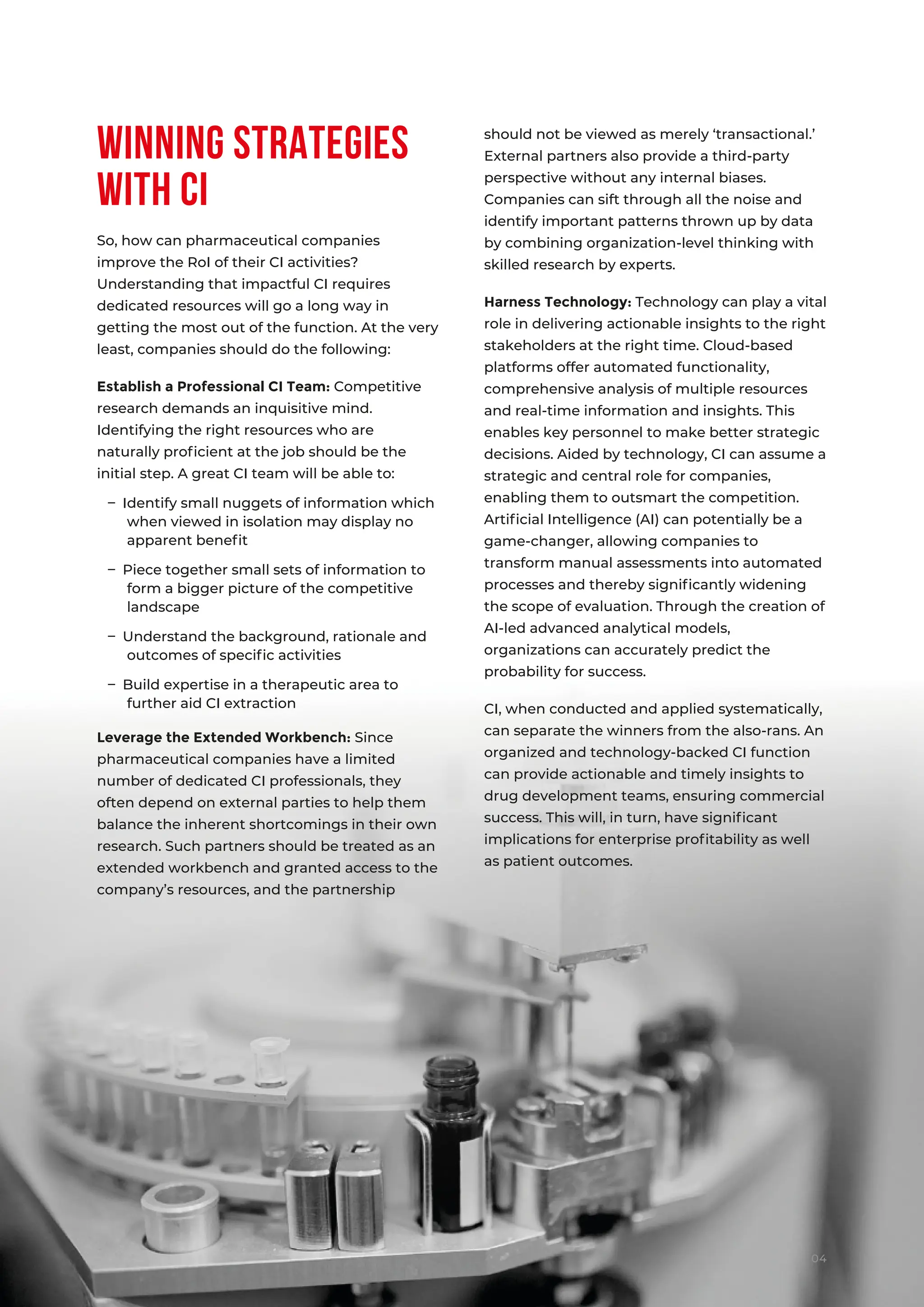 Pharmaceutical Competitive Intelligence: An Essential Pill in the ...