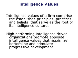 Competitive Intelligence Architecture | PPT