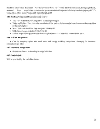 Competitive Market & Product Strategies | PDF