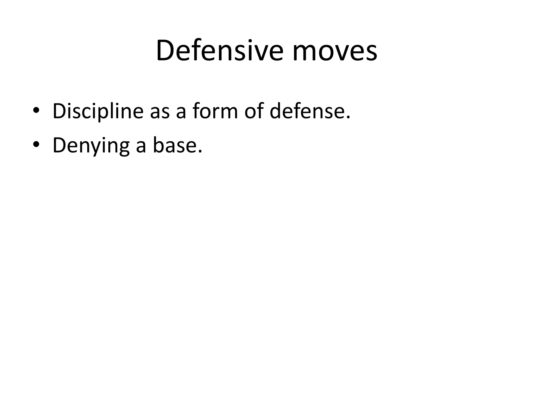 Competitive moves | PPT