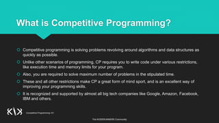 Session 3 : Competitive programming 1 | PPTX