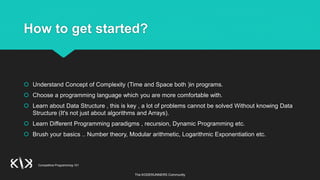 Session 3 : Competitive programming 1 | PPTX