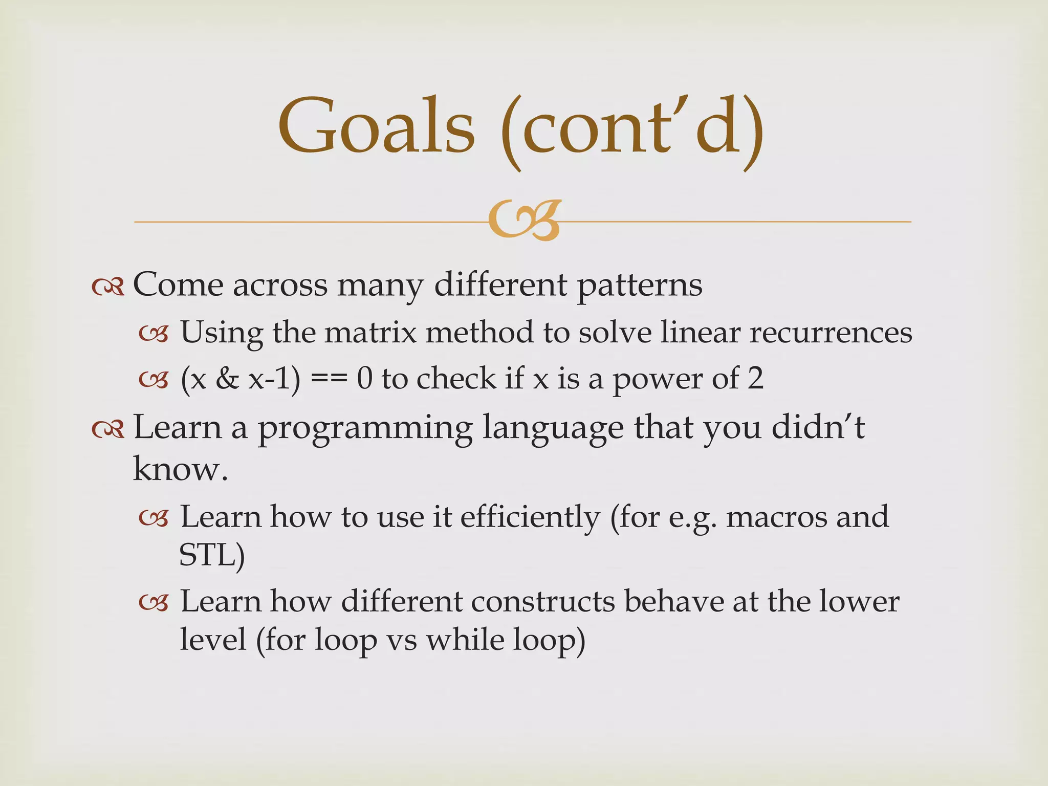 Competitive Programming | PPT