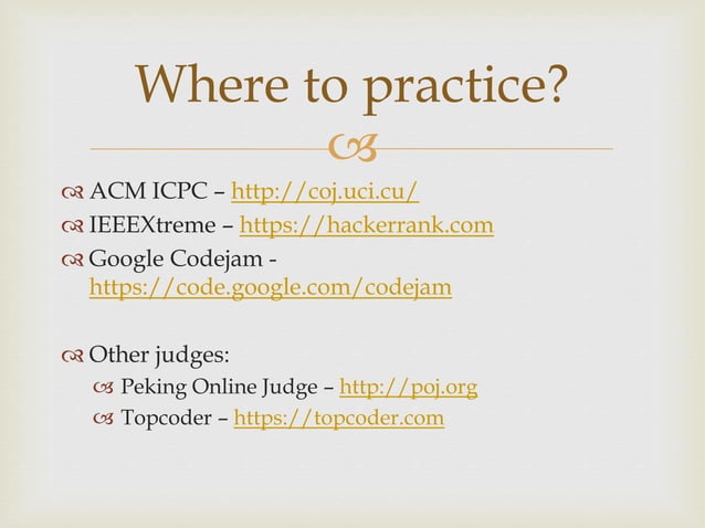 Competitive Programming | PPT