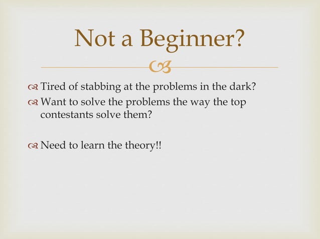 Competitive Programming | PPT