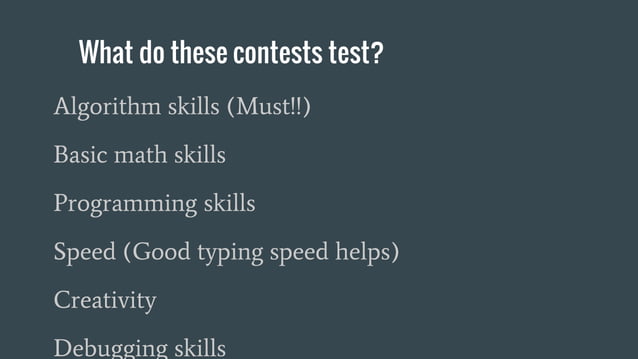 Competitive programming | PPTX | Computing | Technology & Computing