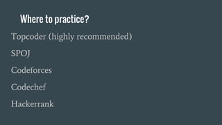 Competitive programming | PPTX