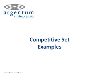 Defining Your Competitive Set | PPTX