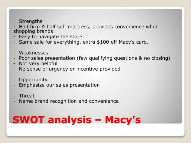 Competitive Shop Analysis | PPT