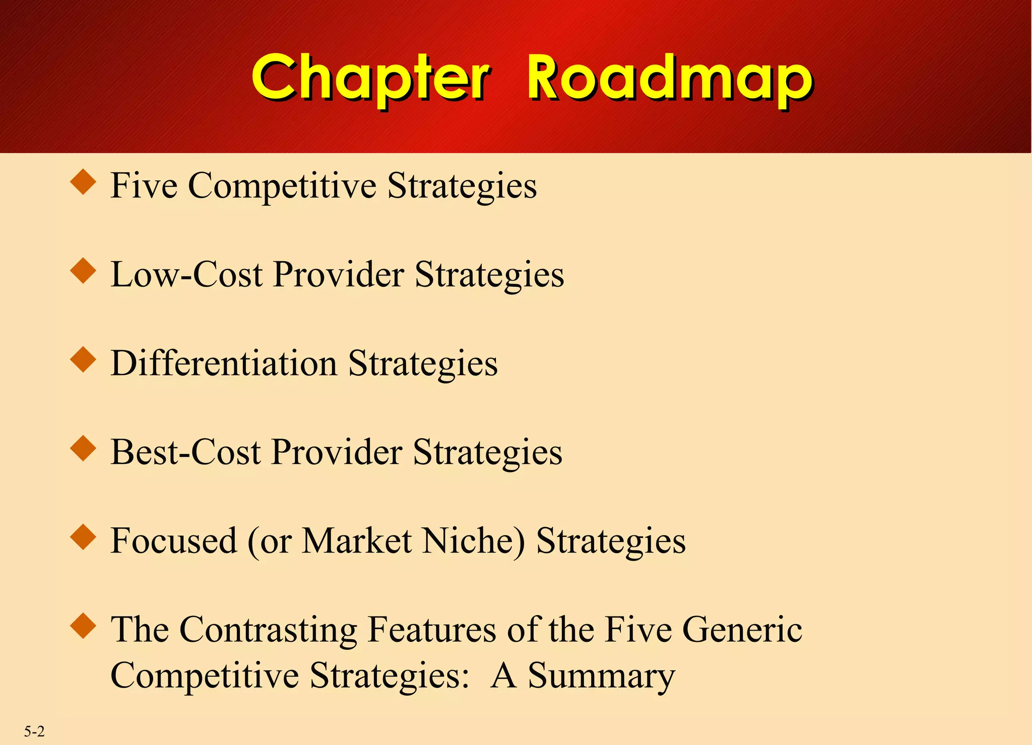 Competitive strategies | PPT