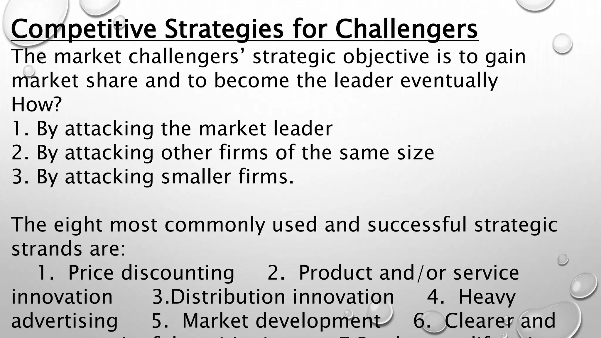 Competitive strategies | PPTX