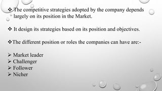 Competitive strategies | PPTX