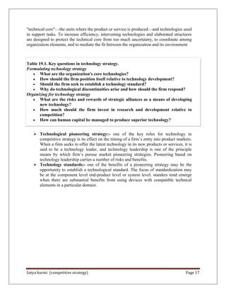 Competitive strategy | PDF