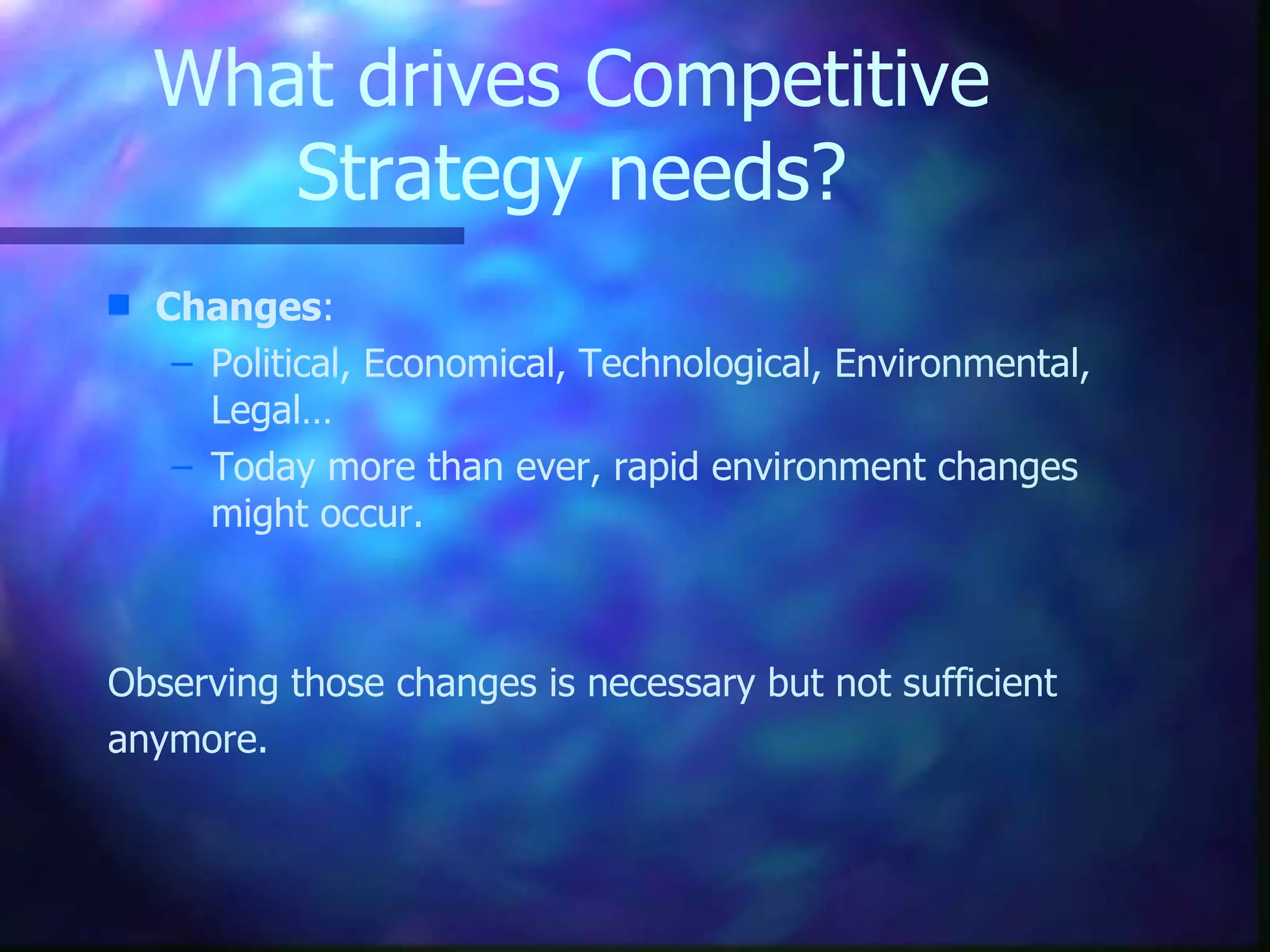 Competitive Strategy In Fragmented Industries | PPT