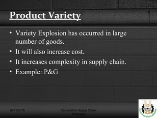 Competitive supply chain strategies lsm | PPT